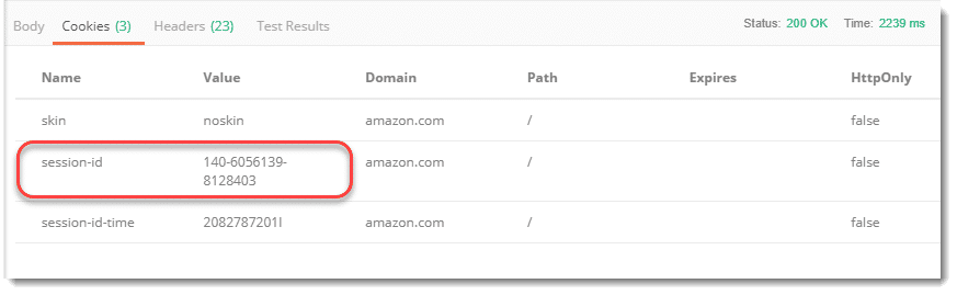 Share Session Id Across Different Requests In Postman